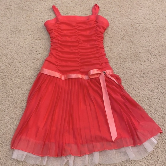 BCX | Dresses | Bcxgirl Coral Dress | Poshmark